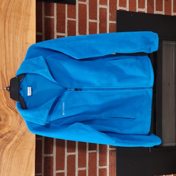 Columbia | Jackets & Coats | Columbia Turquoise Fleece Jacket | Poshmark